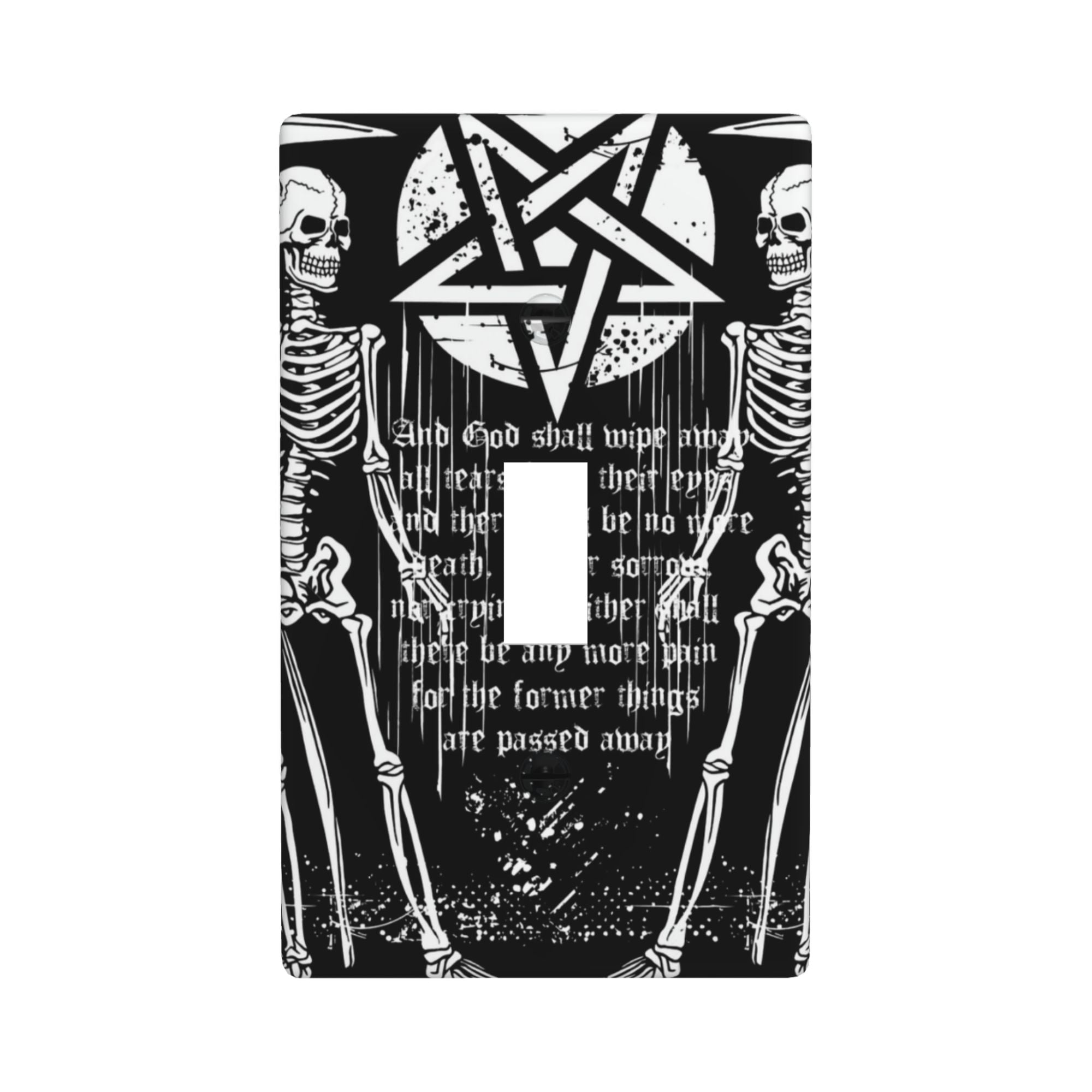 Guard Gothic Design Template Single Toggle Light Switch Plate ...