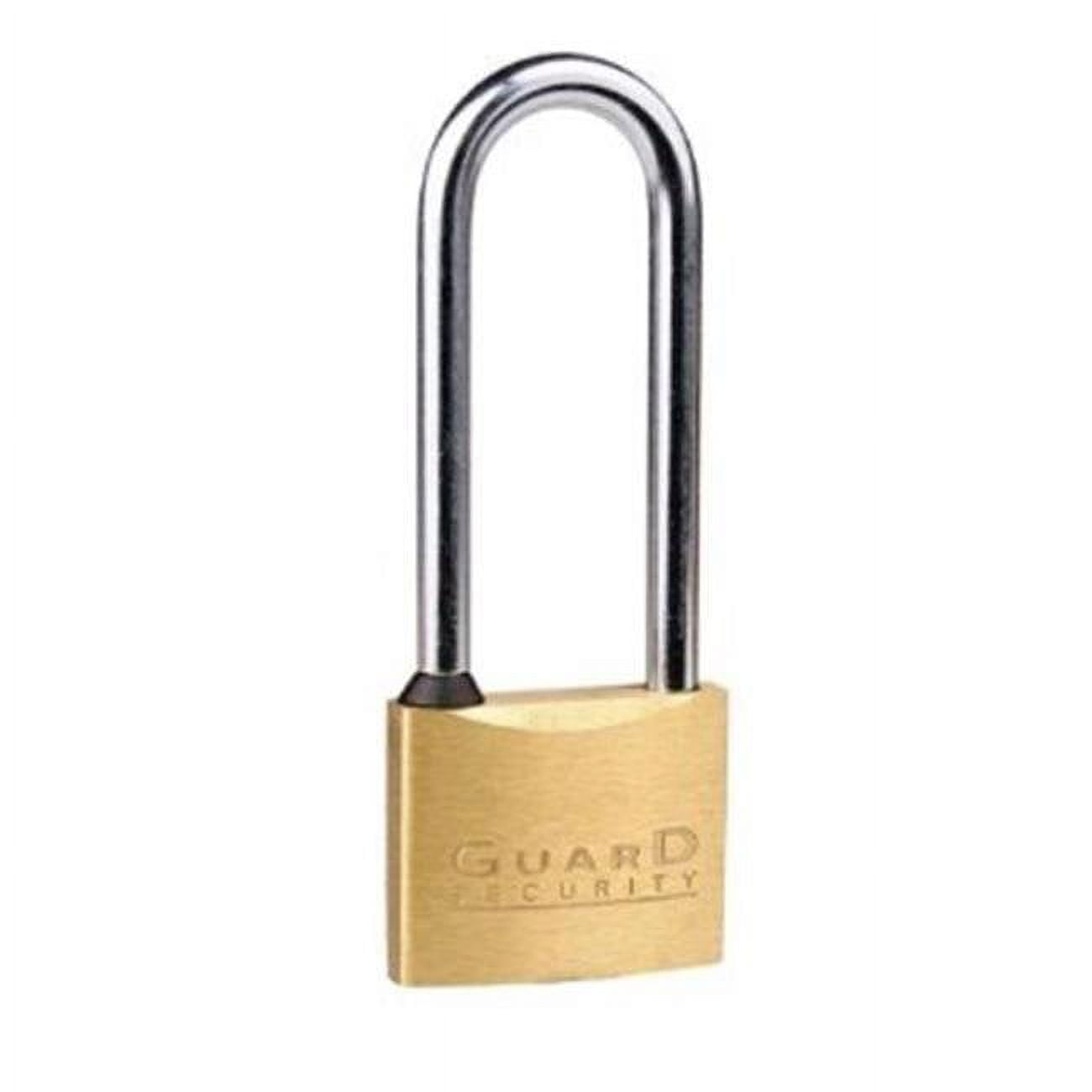 Guard Security 100020 624LS Solid Brass 1.5 in. Long Shackle Padlock ...