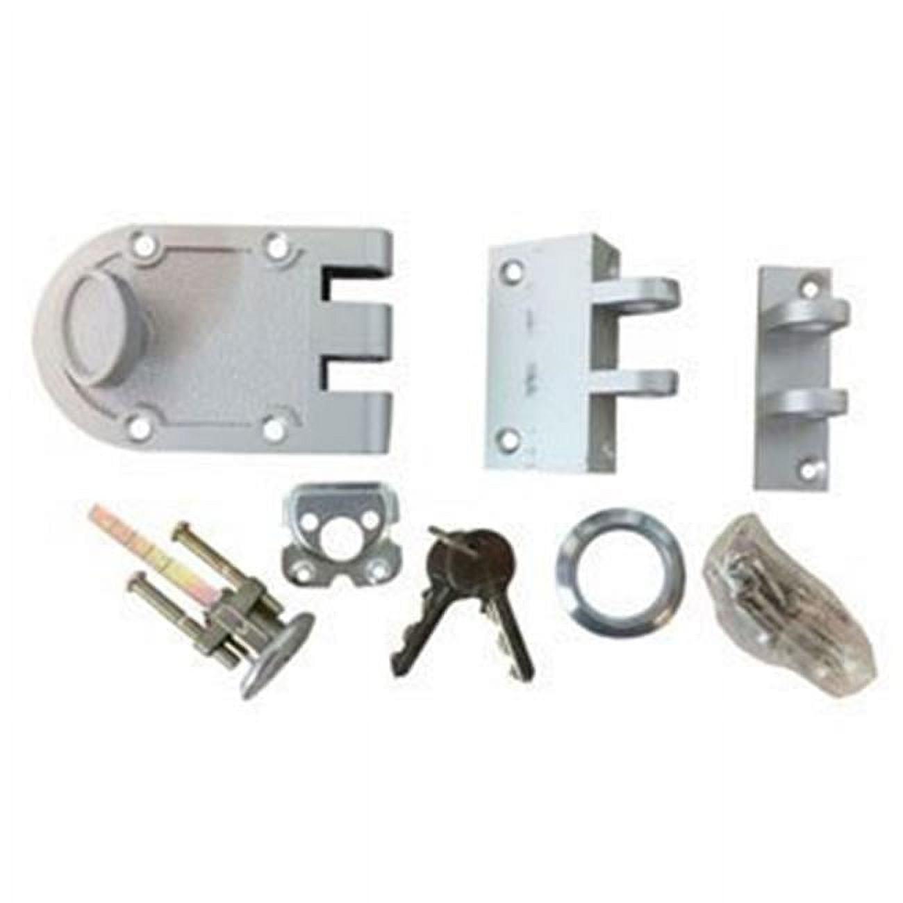 Guard Security Heavy Duty Jimmy Proof Deadbolt Door Lock, Silver ...