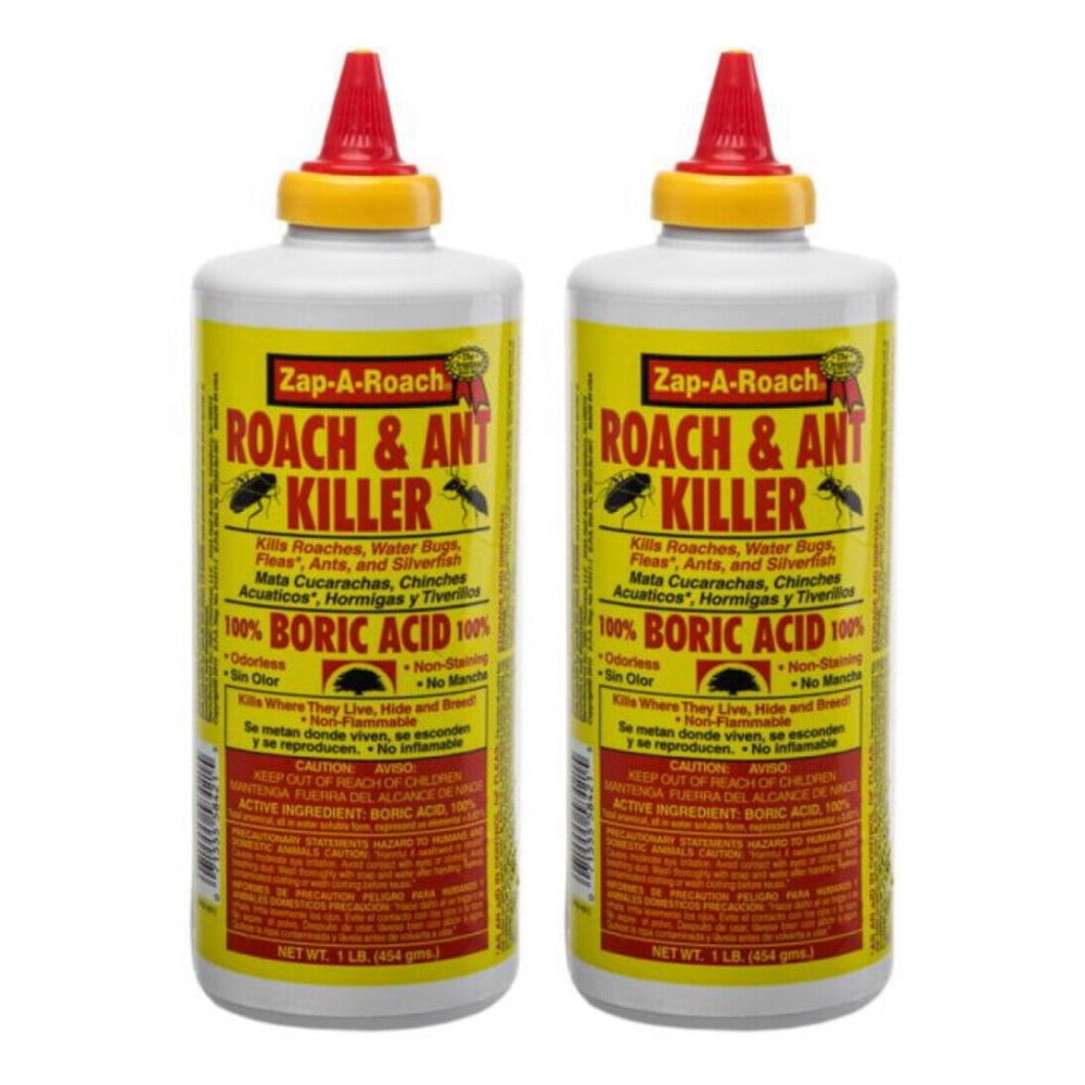 Guard Security Zap-A-Roach 100 Percent Boric Acid Roach Ant Killer Non ...
