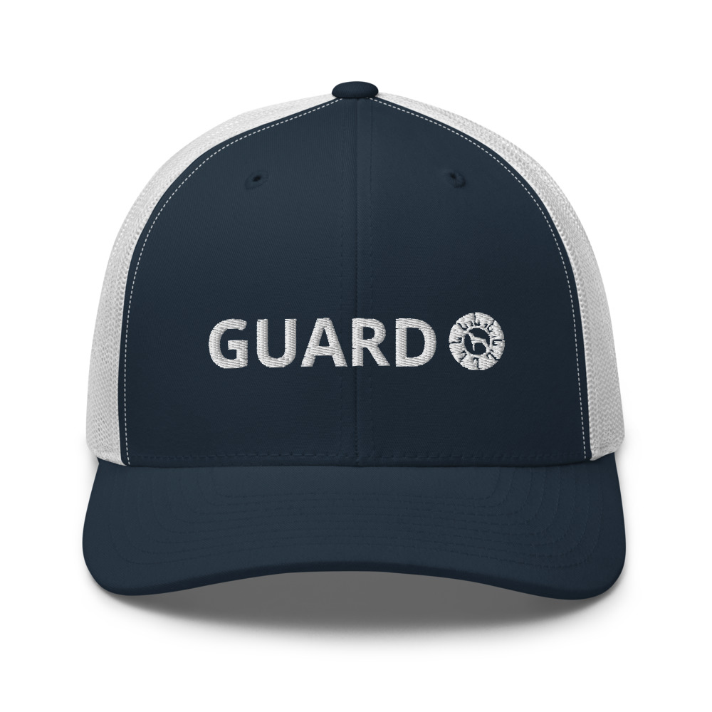 Guard Trucker Cap - Navy/ White - Walmart.com