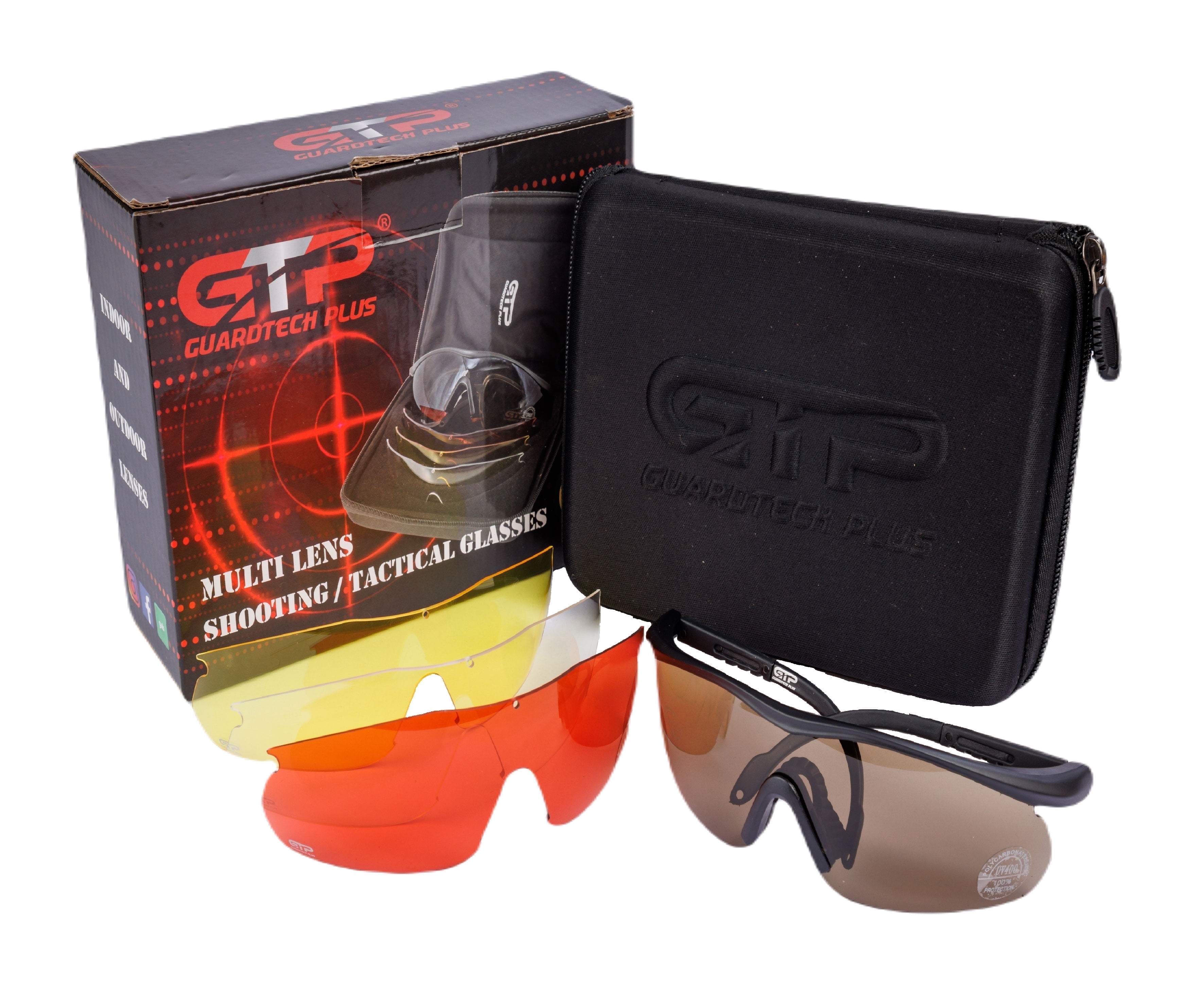 GuardTech Plus Shooting Glasses: Shooting Eye Protection for Men and ...