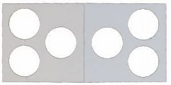 Guardhouse 3 Hole Penny Paper Mylar Coin Flips 2x2 300 Pack - Walmart.com
