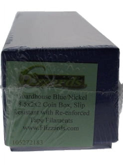 Guardhouse Blue/Nickel Coin Box, 2x2x8.5" - Walmart.com