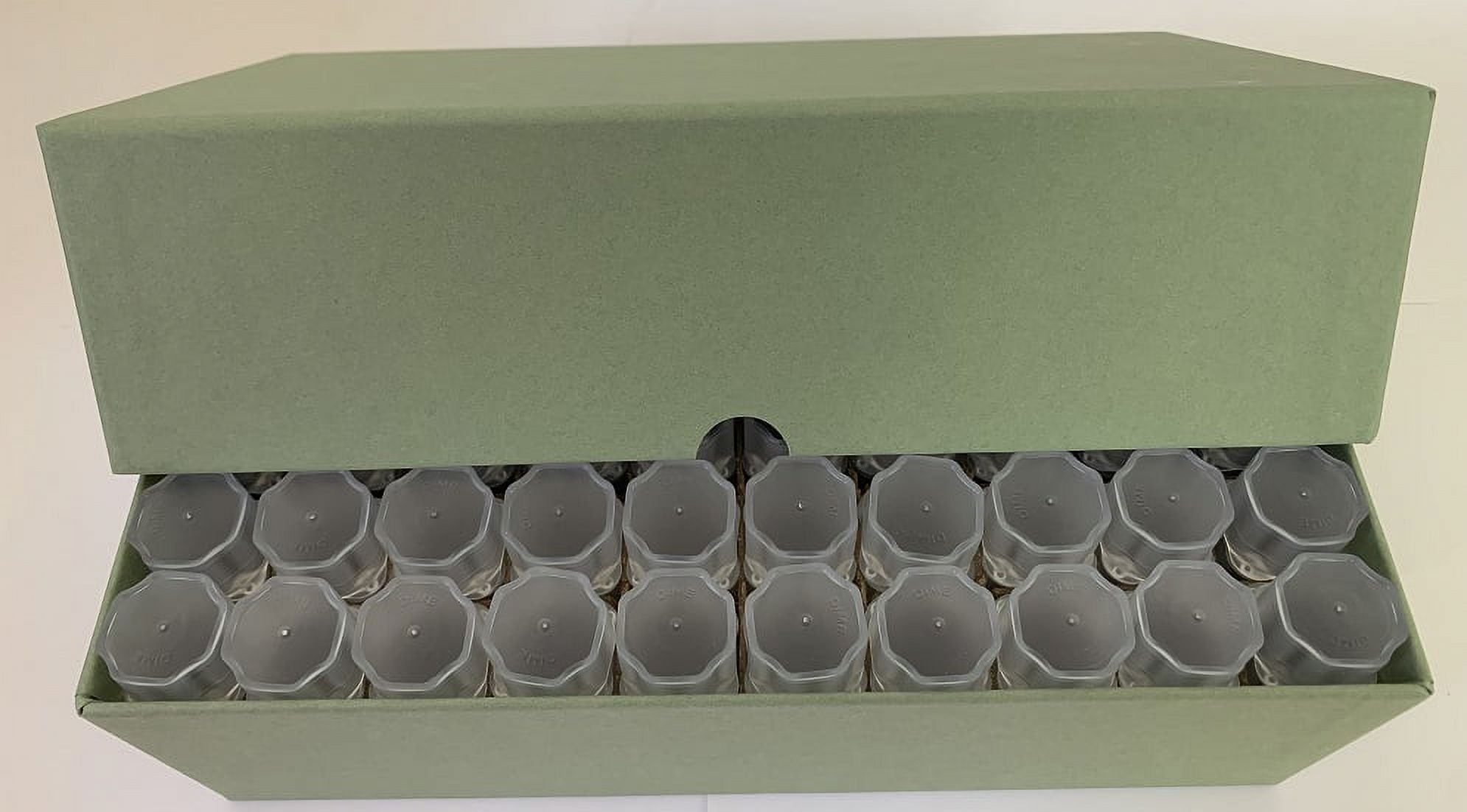 Guardhouse Heavy-Duty Dime/Green Coin Tube Box with 50 Square Tubes for ...