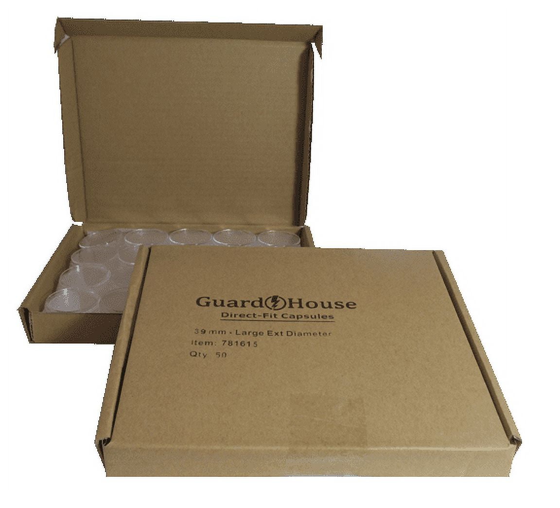 Guardhouse 39mm Silver Round Coin Holders - Direct-Fit Capsules - Pack ...
