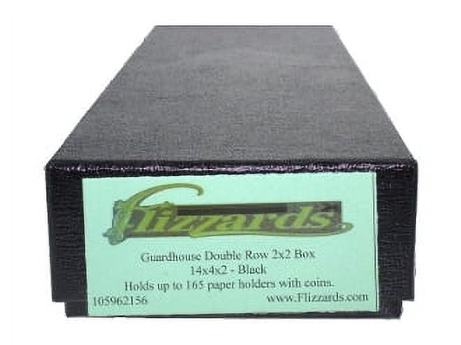 Guardhouse Double Row 2x2 Storage Box, Black - 14 x 4 x 2 - Walmart.com