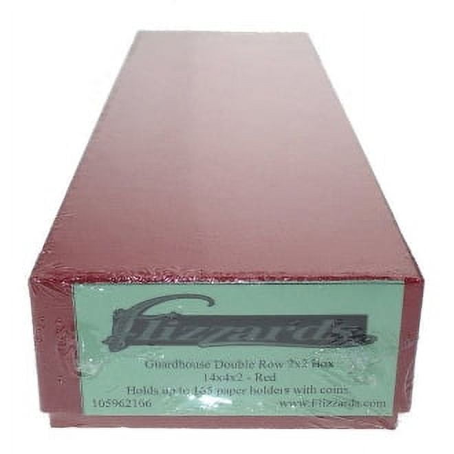 Guardhouse Double Row 2x2 Storage Box, Red - 14 x 4 x 2 - Walmart.com