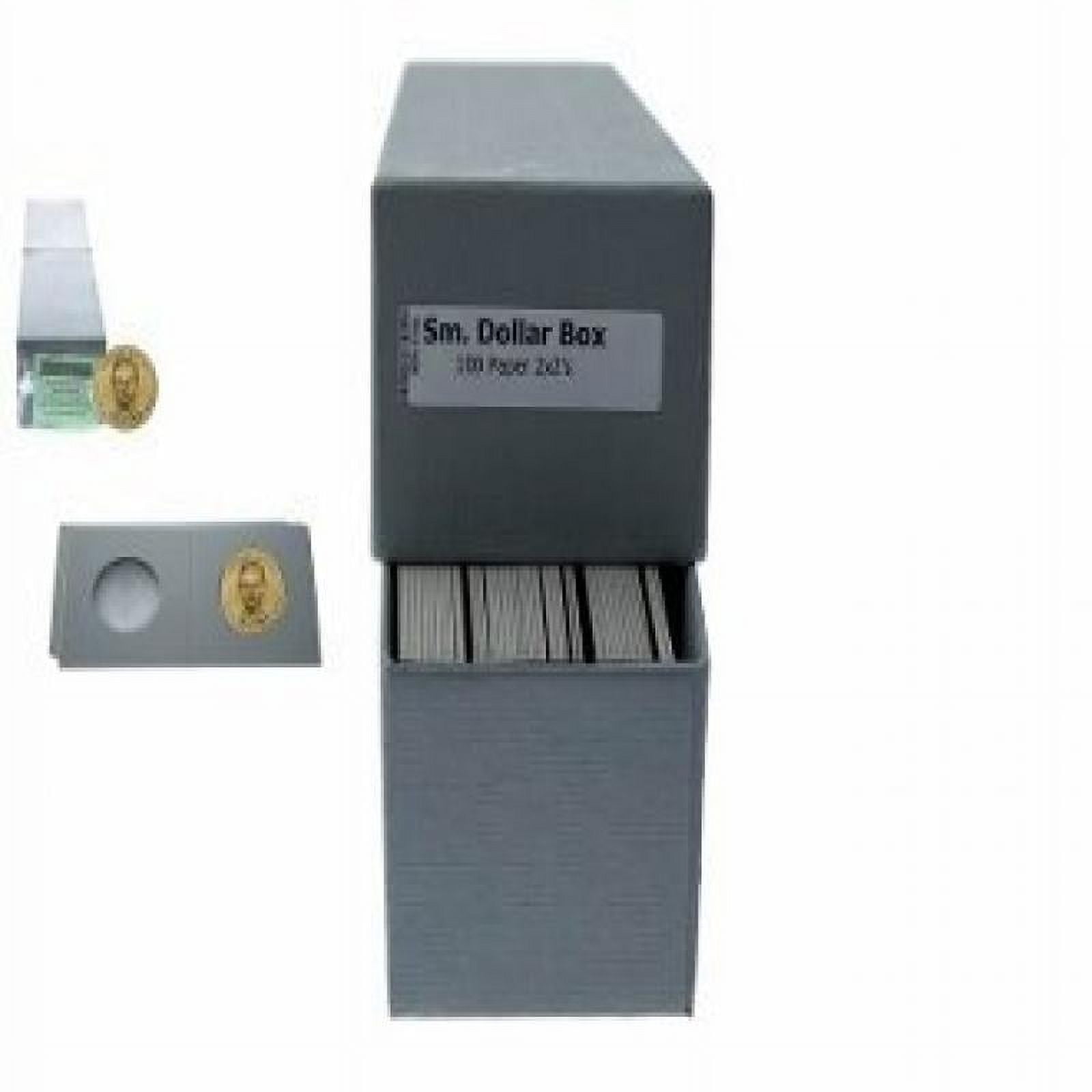 Guardhouse Grey/Small Dollar Coin Box with 100 flips, 2x2x8.5 ...