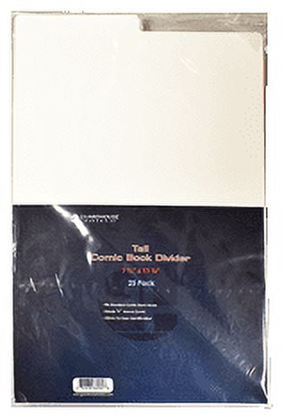 Guardhouse Tall Comic Book Dividers - White - Walmart.com