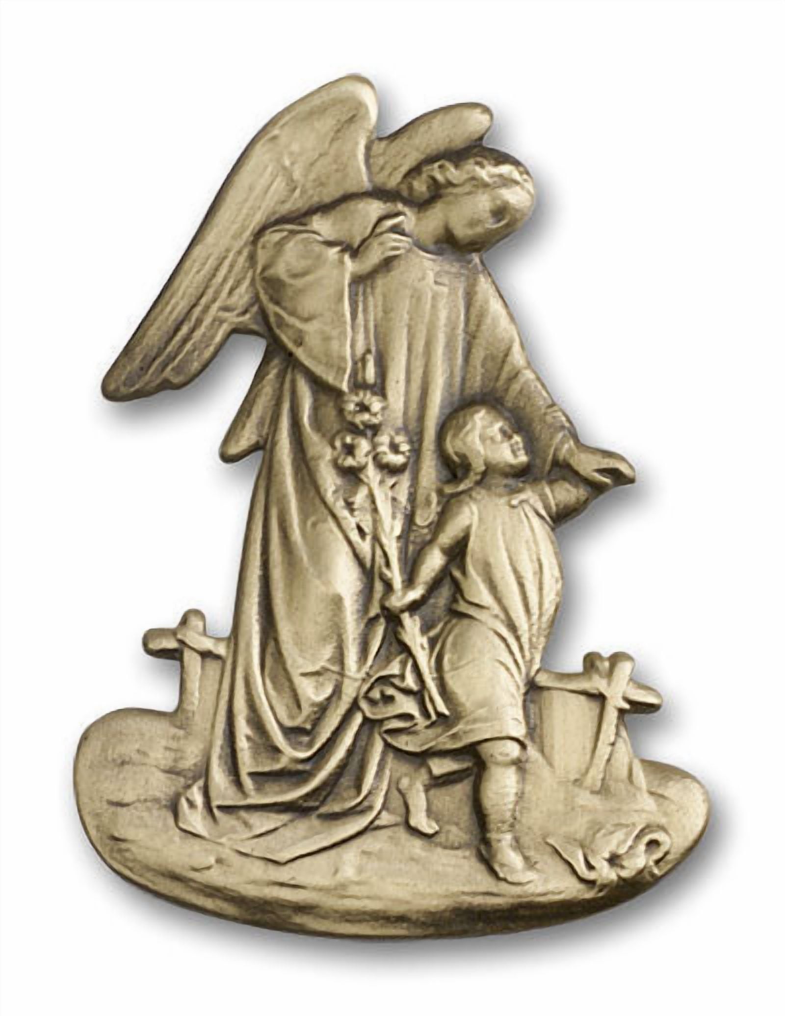 Guardian Angel Auto Sun Visor Clip for Car Truck Driver, Antique Gold ...