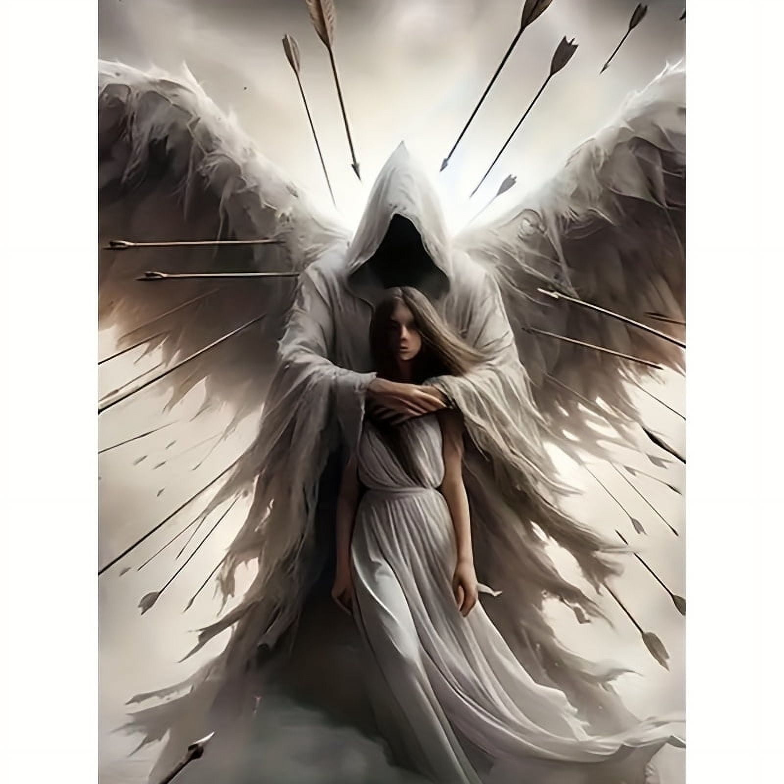 Guardian Angel Hug Canvas Art-Perfect for Bedroom, Living Room Or ...