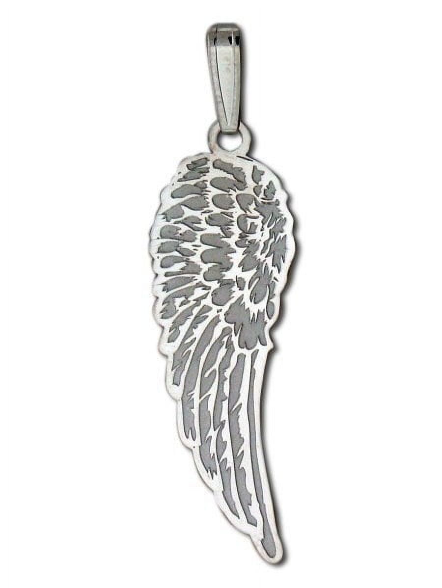 Guardian Angel Left Wing Medal - 1/2 Inch X 1 1/4 Inch - Sterling ...