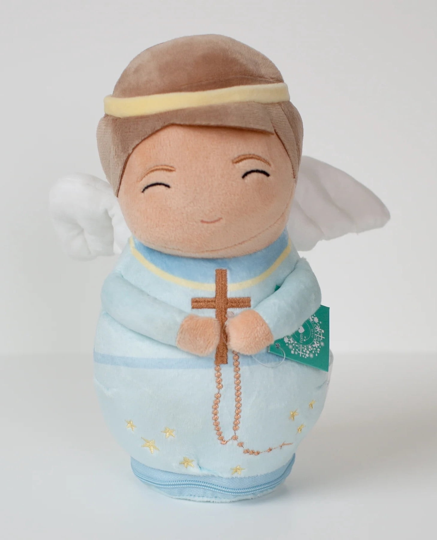 Guardian Angel - Prayer To Guardian Angel - Plush Doll 9-12” NEW Press ...