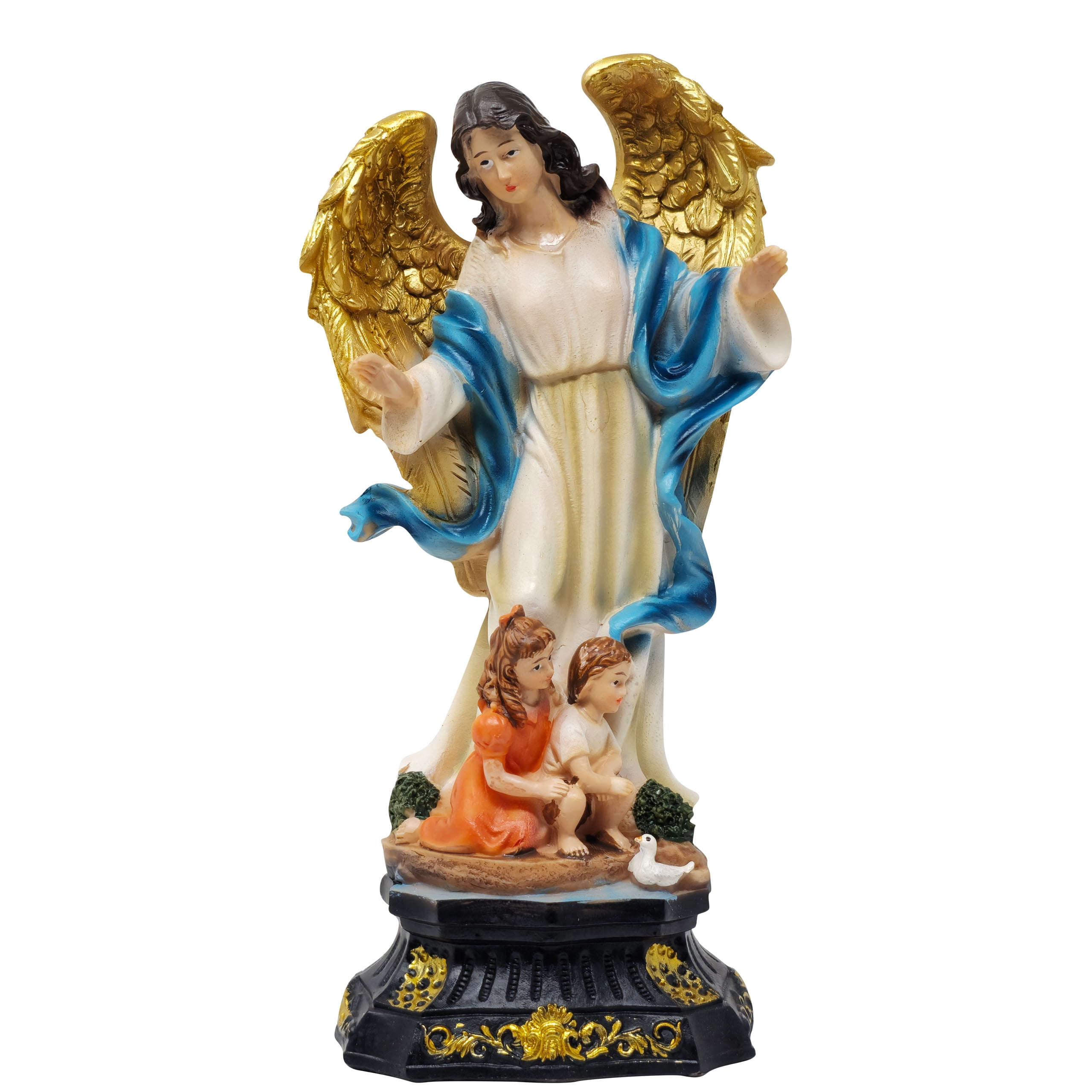 Guardian Angel Resin Statue | Angel de la Guarda | Multiple Sizes ...