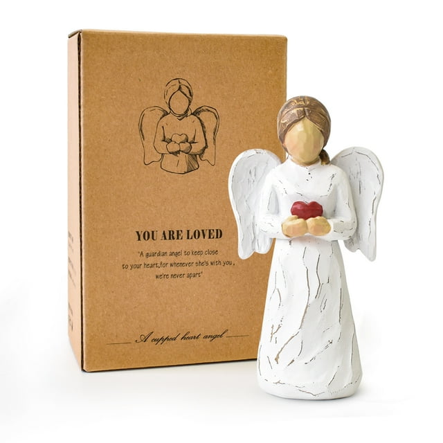 ZLZLCFZE 4.7" Memorial Guardian Angel Resin Decorative Figurine for ...
