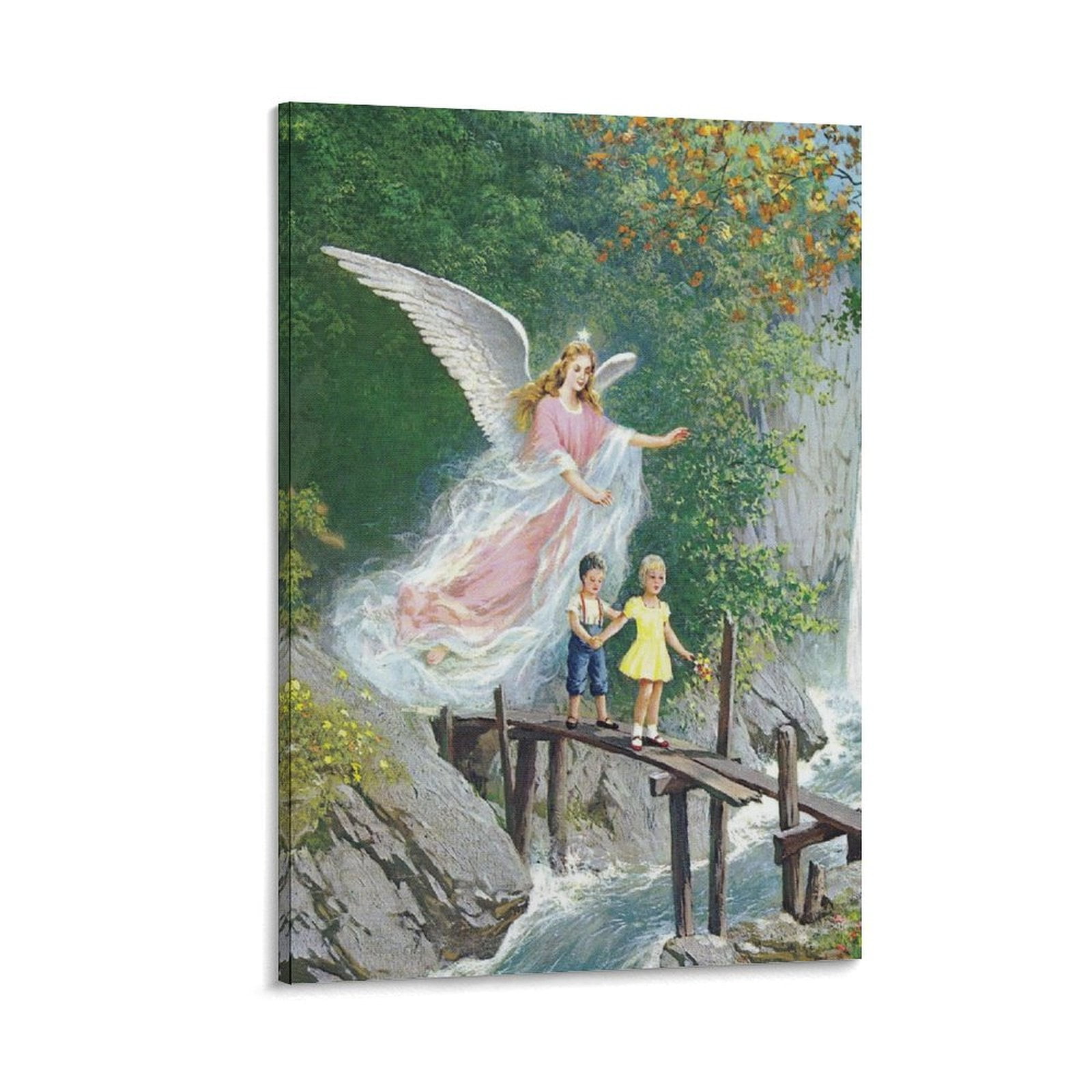 Guardian Angel Vintage Prints Print Photo Art Painting Canvas Poster ...