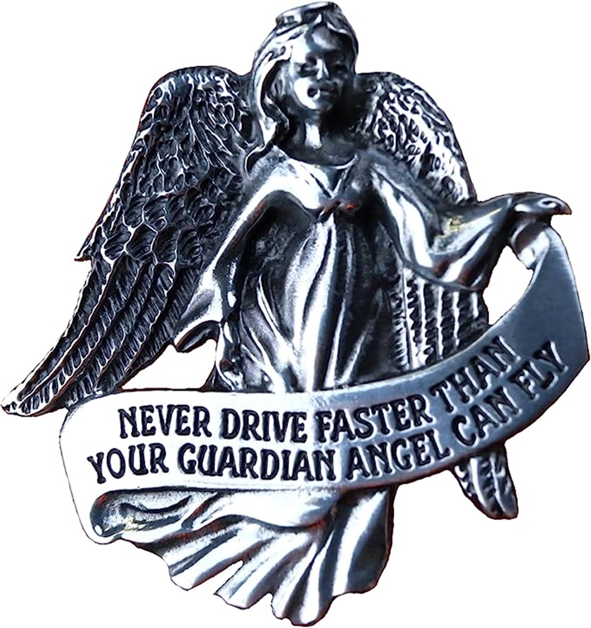 Guardian Angel Visor Clip, Religious Automotive Accessories, 2 Inches ...