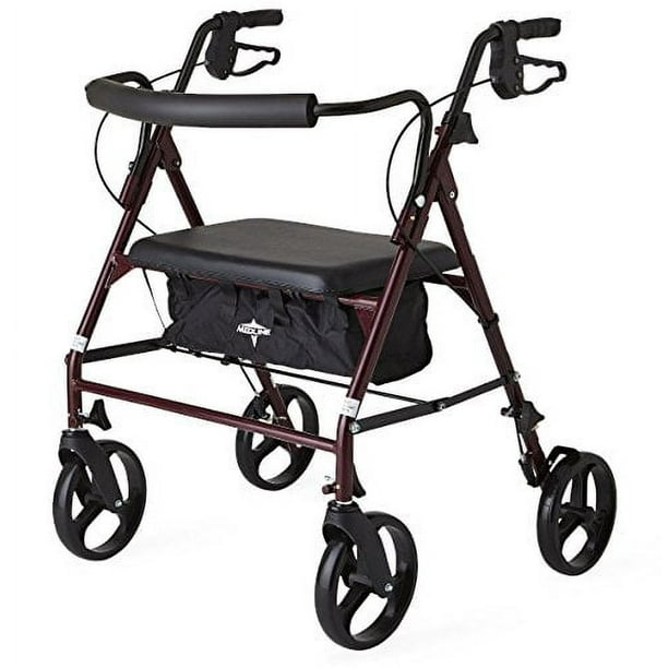 Guardian Bariatric Rolling Walker with wheels, steel - Walmart.com