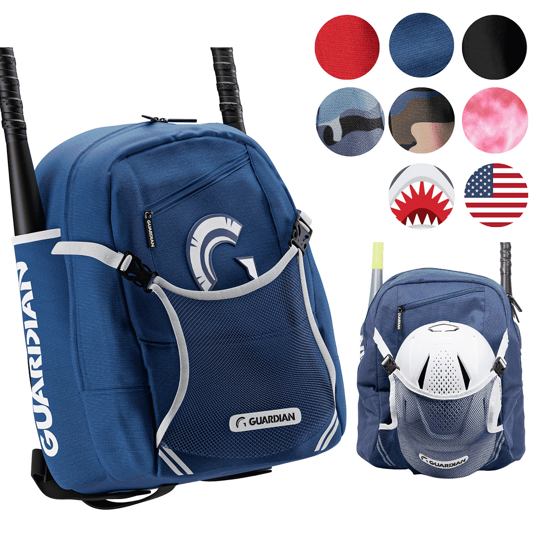 Guardian Baseball Rook Bag - Youth Equipment Gear Backpack with Bat ...