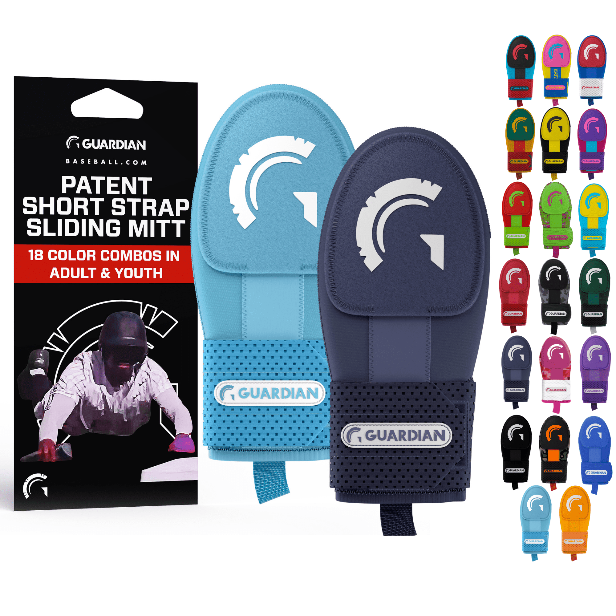 Guardian Baseball Sliding Mitt, Youth and Adult Sizes, Compression ...
