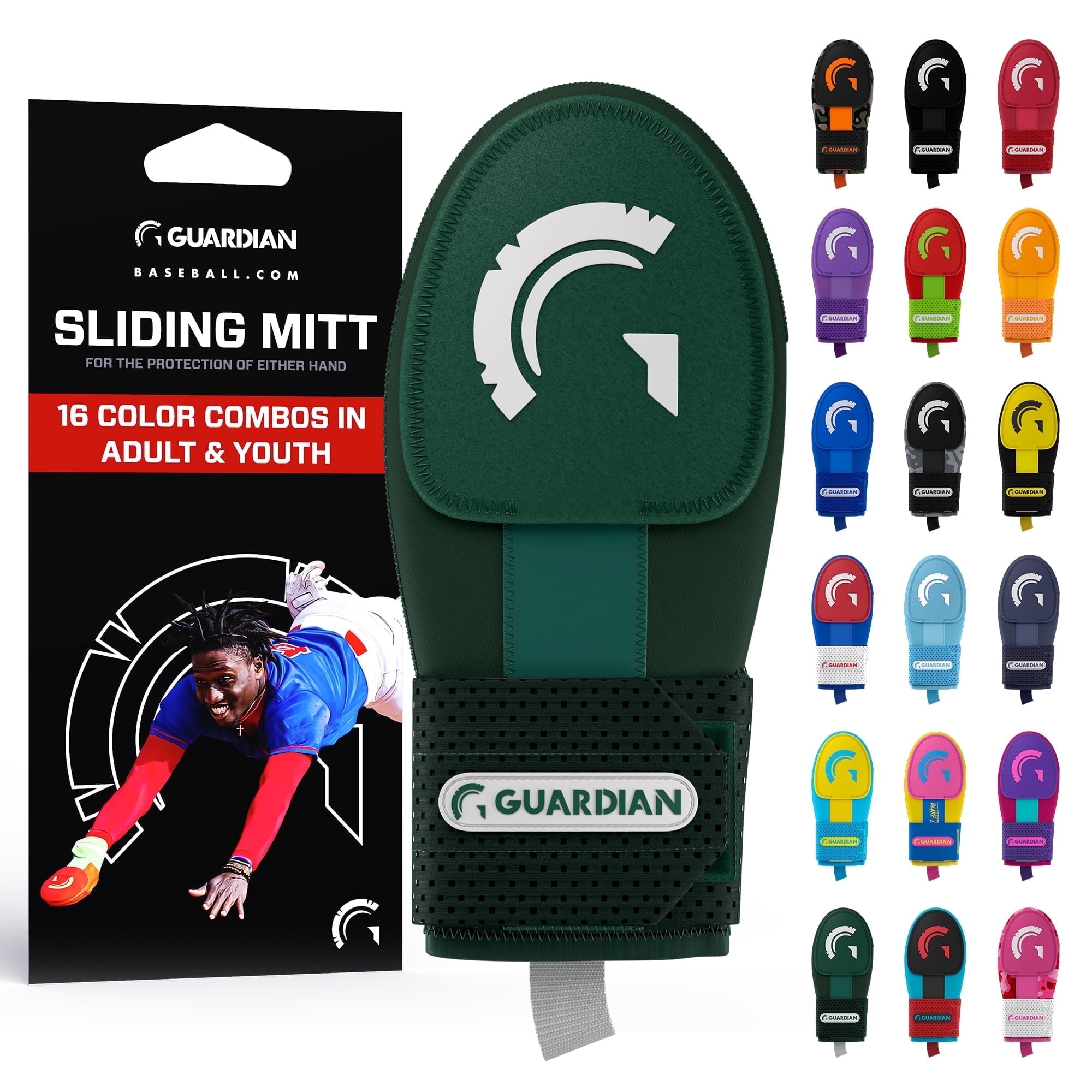 Guardian Baseball Sport Sliding Mitt - Adult -Protective Baseball Hand ...