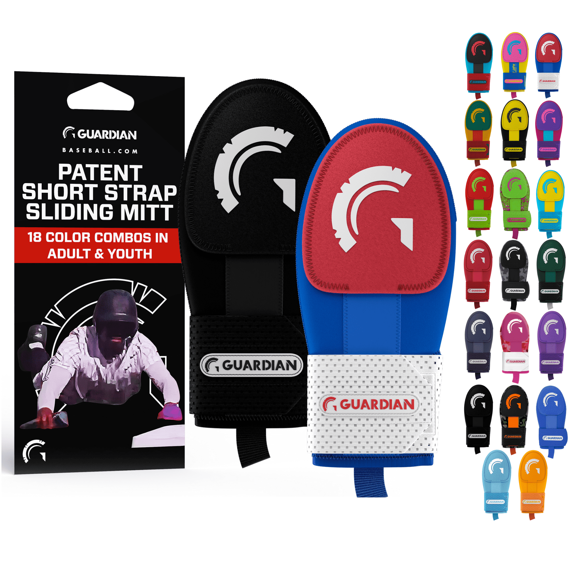 Guardian Baseball Sport Sliding Mitt - Adult -Protective Baseball Hand ...