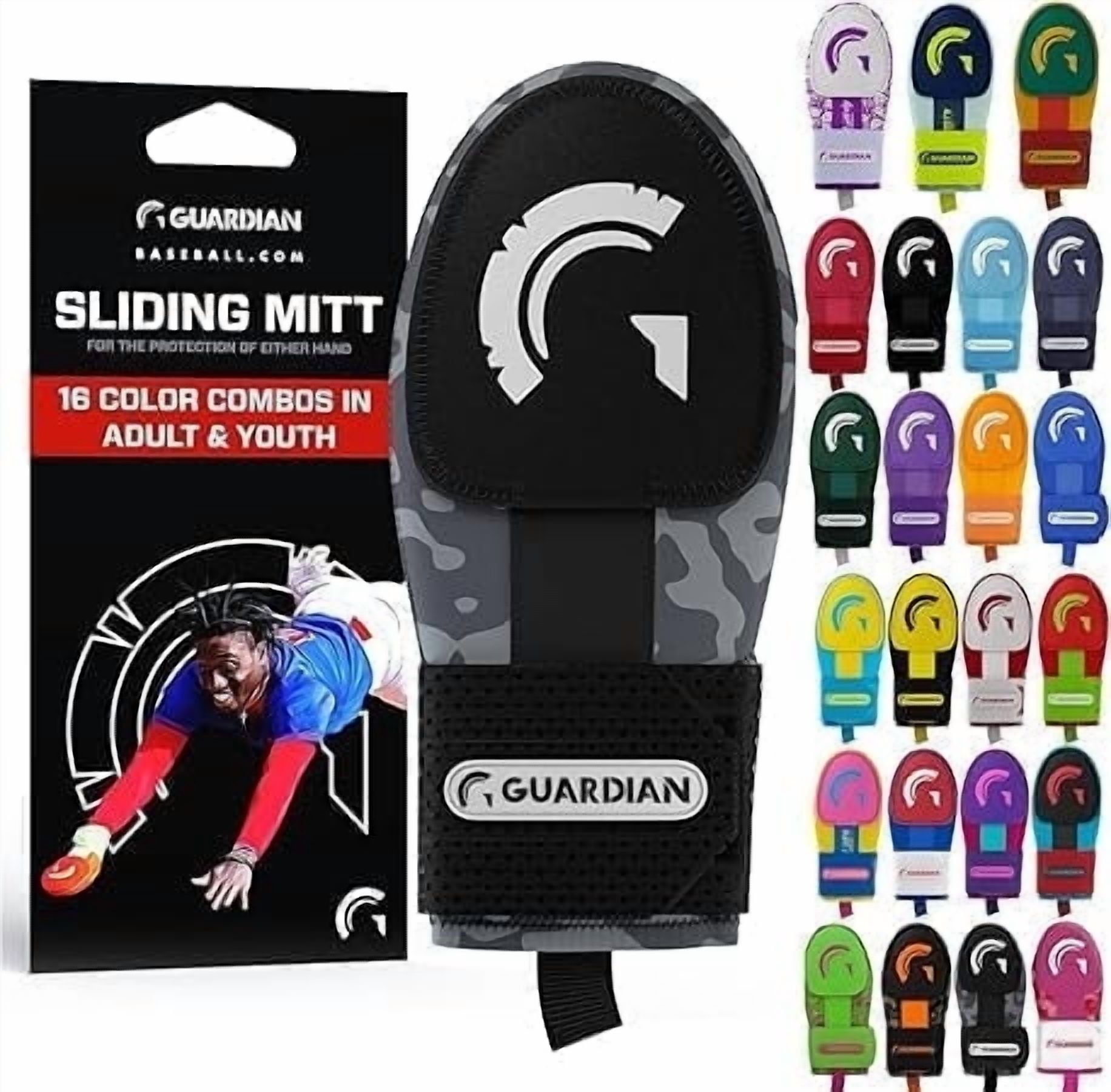 Guardian Baseball Sport Sliding Mitt for Youth and Adult - Hand and ...