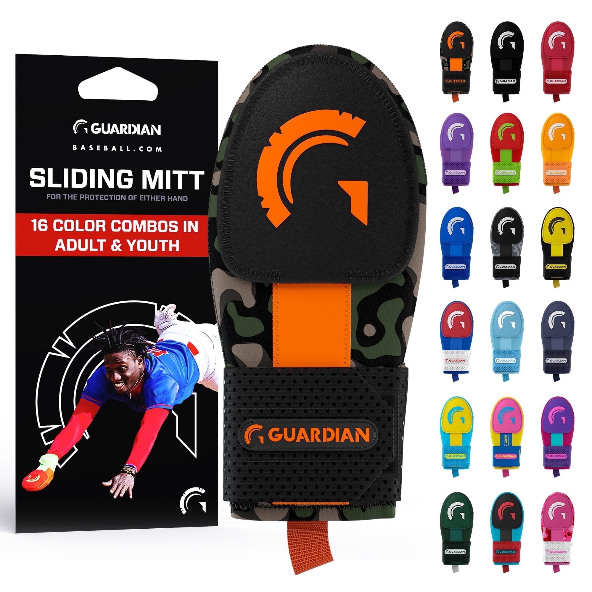 Guardian Baseball Adult Gloves - Youth Sport Sliding Mitt - Wrist ...