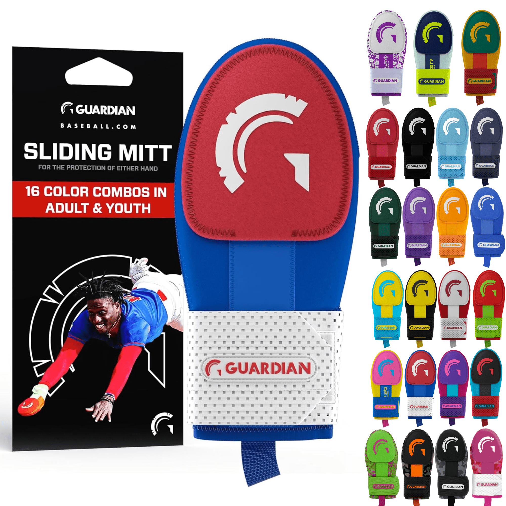 Guardian Baseball Sport Sliding Mitt - Youth -Protective Baseball Hand ...