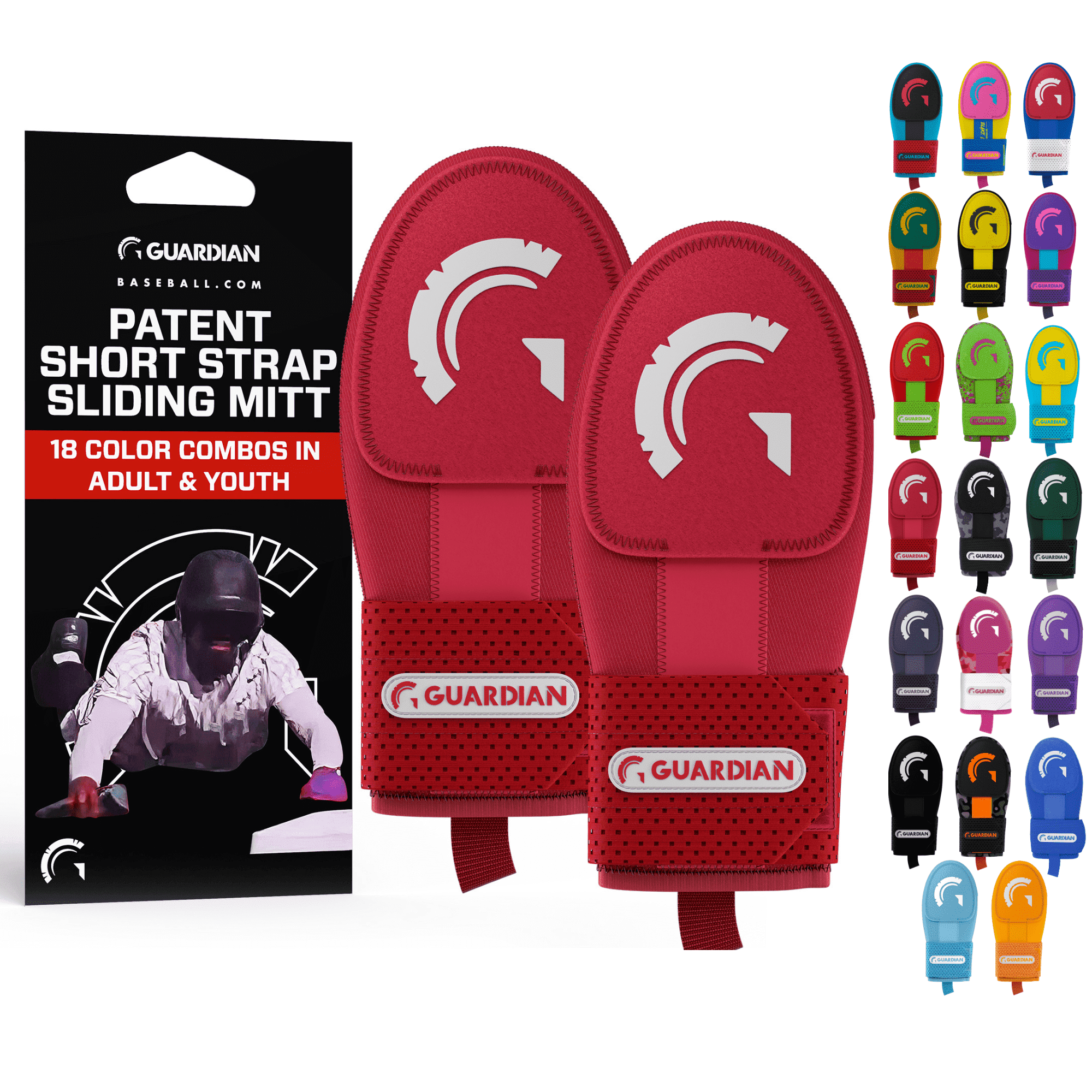 Guardian Baseball Sport Sliding Mitt - Youth -Protective Baseball Hand ...