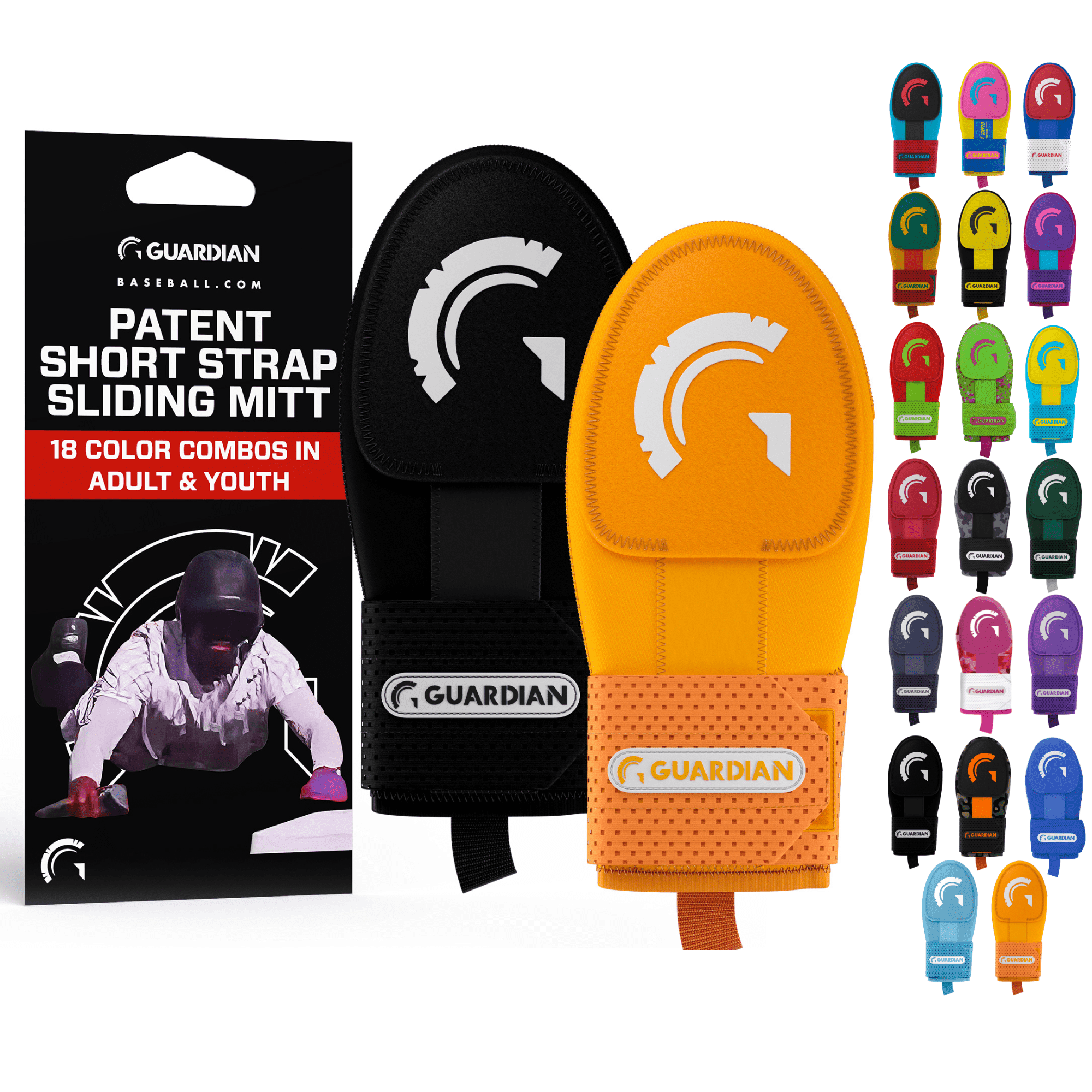 Guardian Baseball Sliding Mitt, Youth and Adult Sizes, Elastic ...