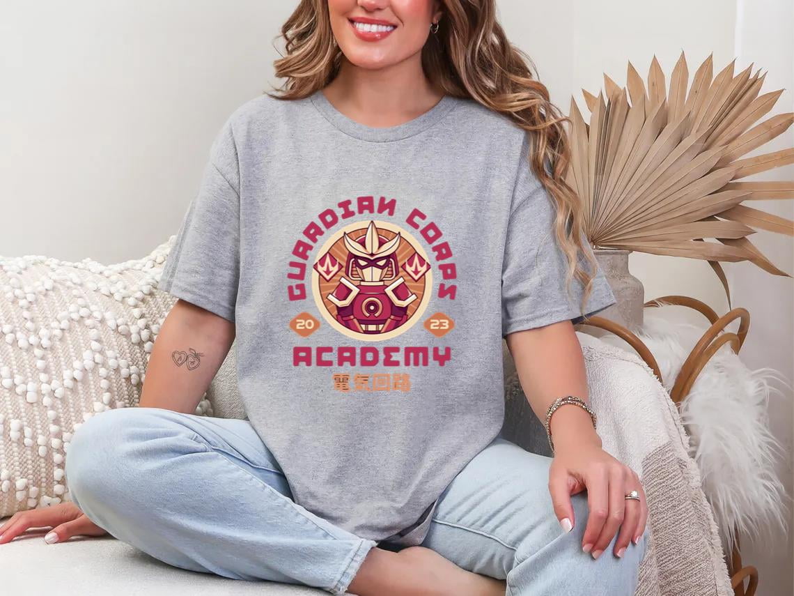 Guardian Corps Chips Academy Sci-Fi Parody T-Shirt, for men & women, up ...