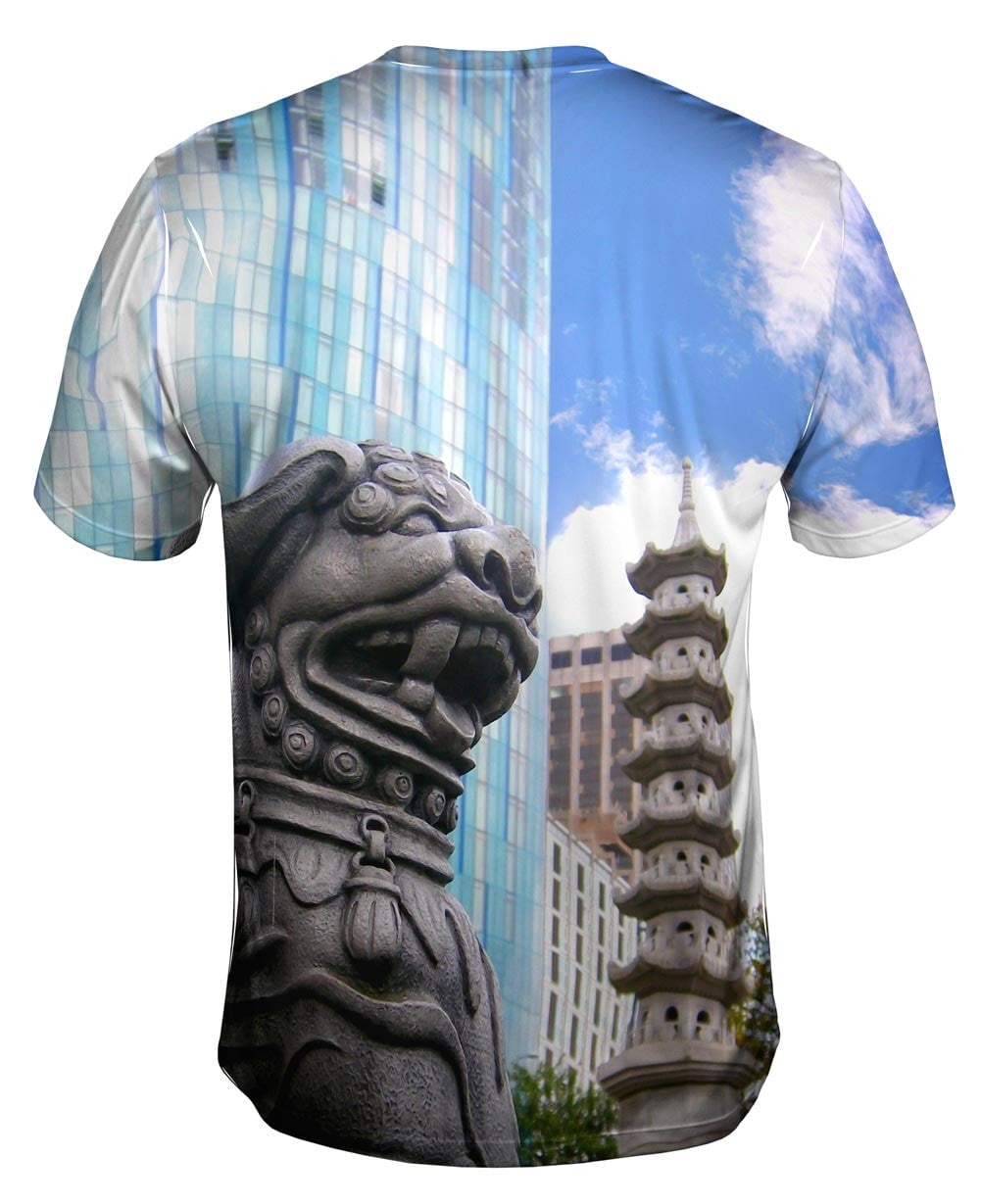Guardian Dog Chinese Quarter Mens T-Shirt All Over Print - Walmart.com