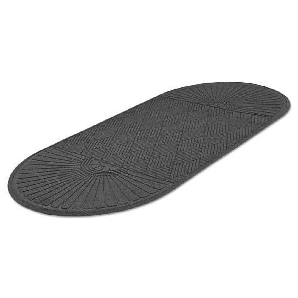 Guardian EcoGuard Diamond Floor Mat, Double Fan, 36 x 96, Charcoal ...