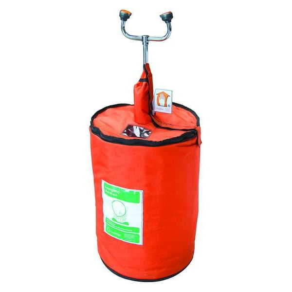 Heated Eyewash Station, Pressurized, 15 gal Tank Capacity, Portable, 41 ...