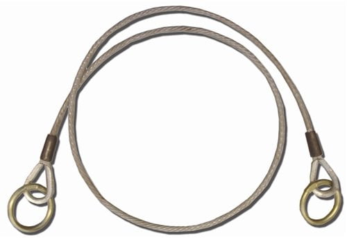 Guardian Fall Protection 10452 6-Foot Vinyl Coated Galvanized Cable ...