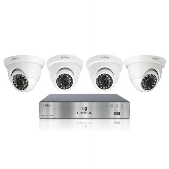 Guardian G7804D1 8-Channel 1080P 1TB Surveillance System With 4 Cameras ...