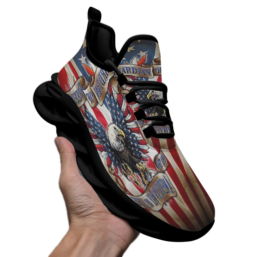 Guardian Of Freedom American Eagle Shoes Sneakers Black Size 13 ...