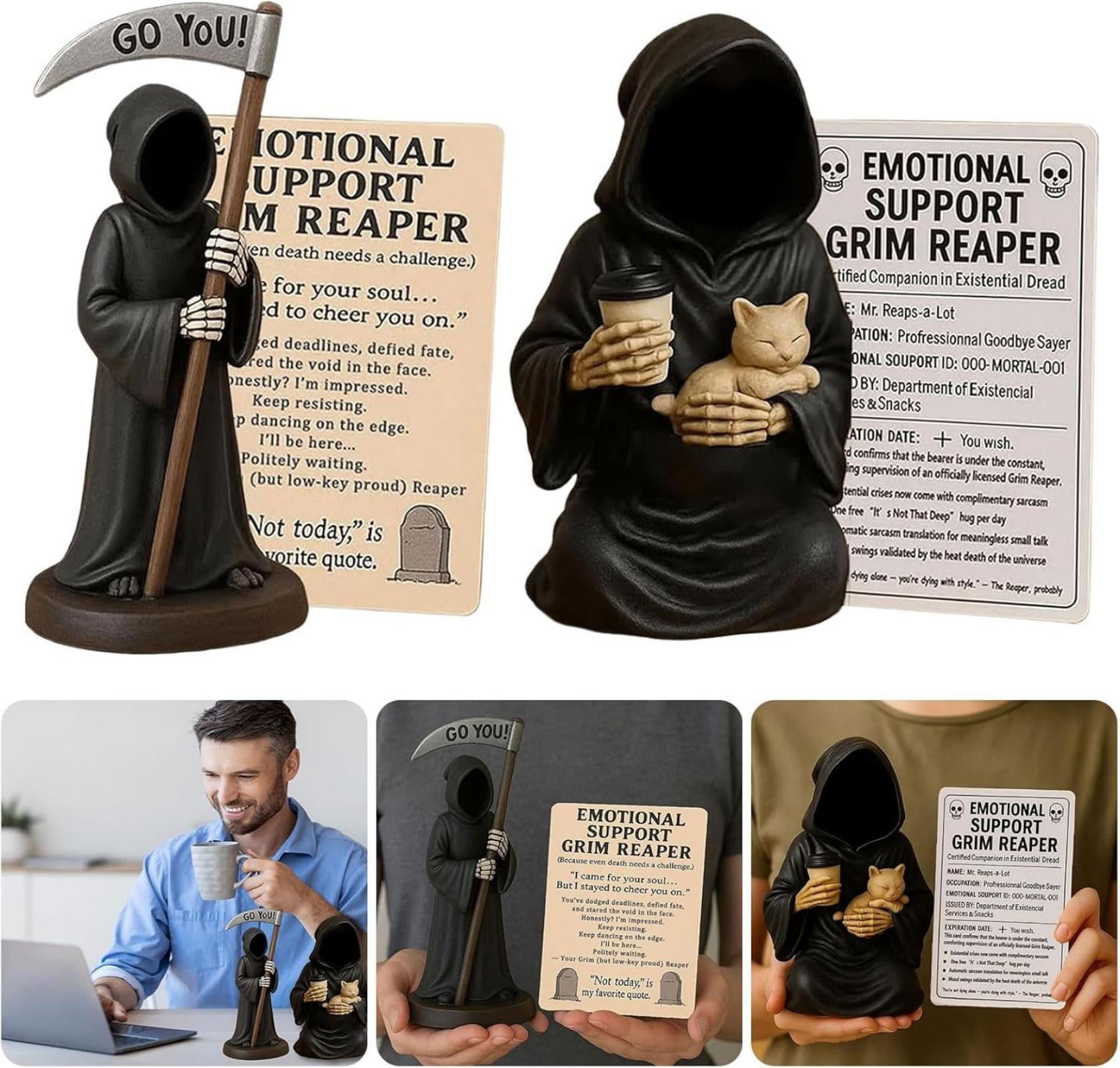Guardian Reaper Emotional Support Companion,Emotional Grim Reaper ...