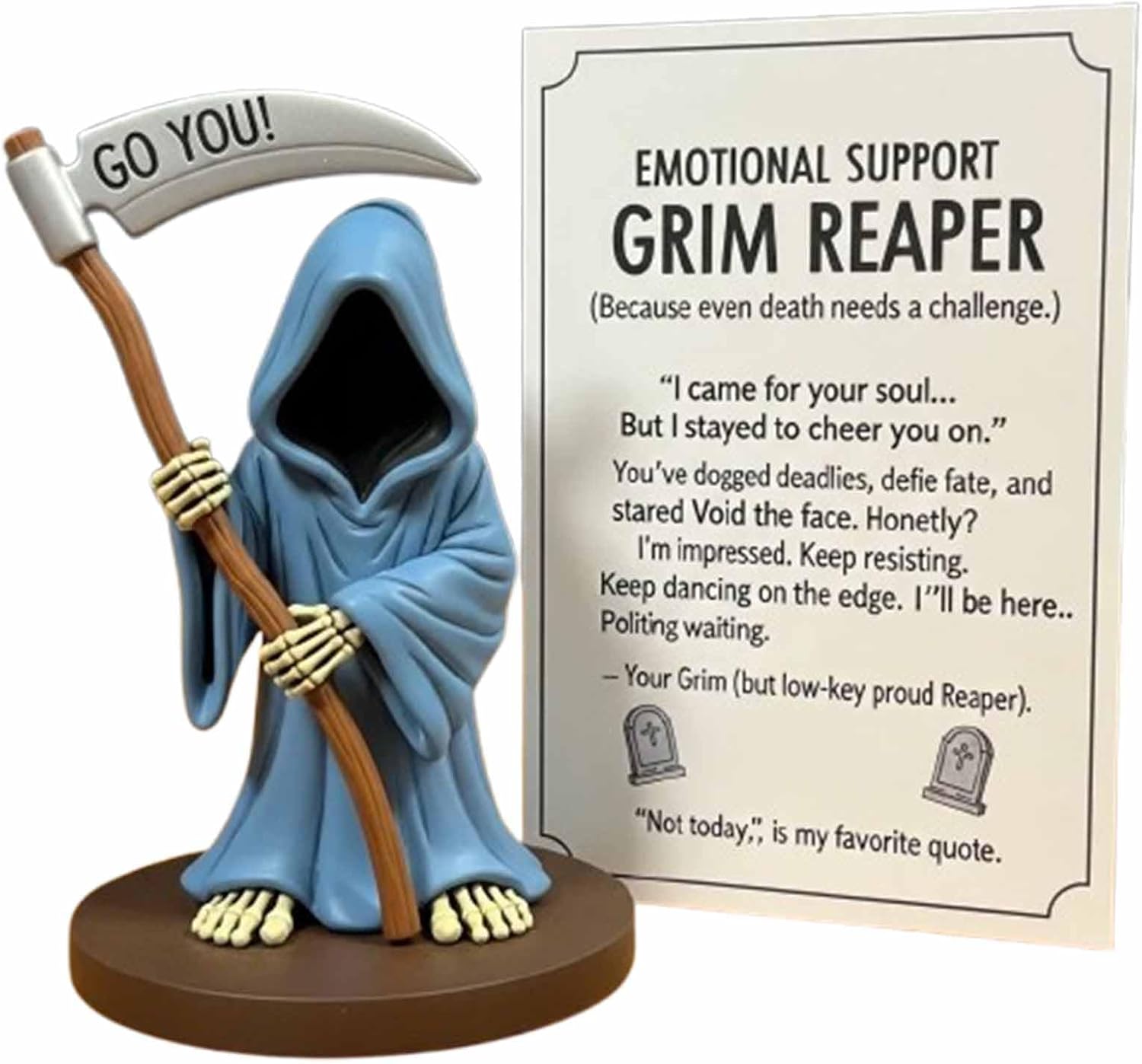 Guardian Reaper Emotional Support Companion, Emotional Support Grim ...