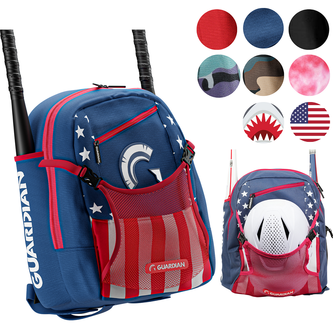 Franklin Sports MLB Batpack Bag - Youth Baseball, Softball and Teeball ...