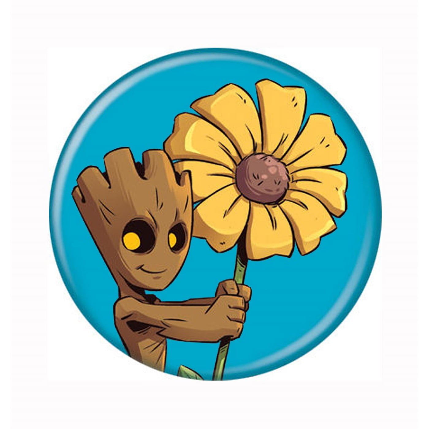 Guardian of the Galaxy Groot with Daisy Button - Walmart.com