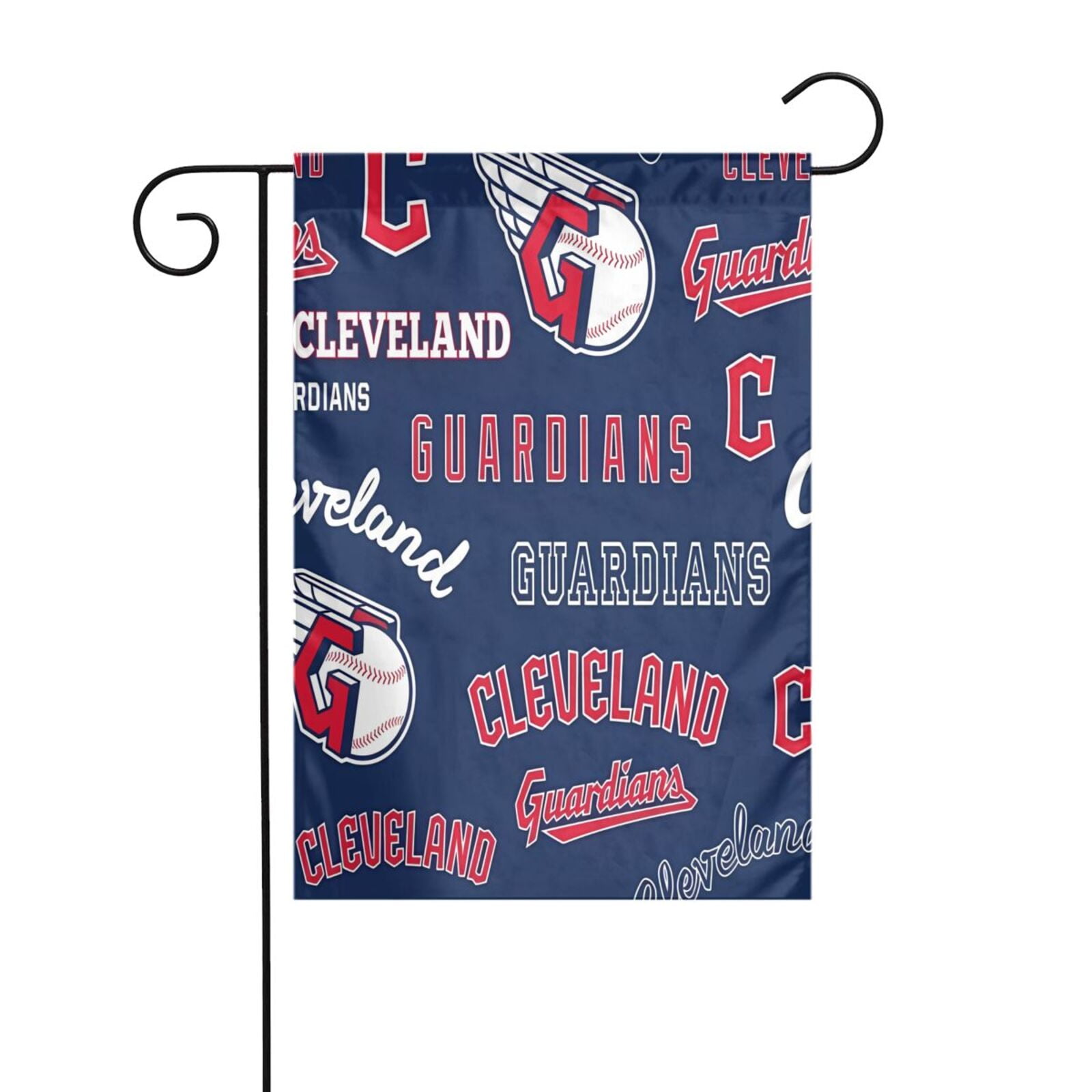 Guardians Baseball Team Custom Garden Flag Vertical 12x18 Inch Welcome ...