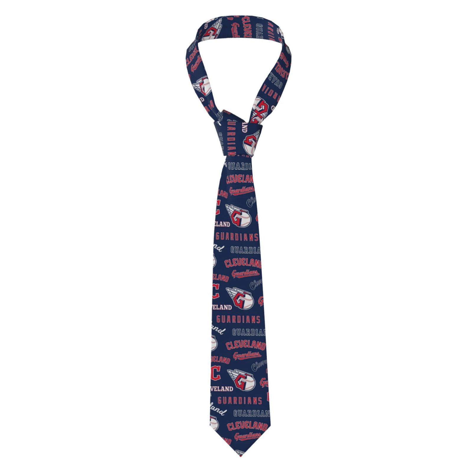 Guardians Baseball Team Men'S Silk Ties, Team Game Day Fans Men'S ...