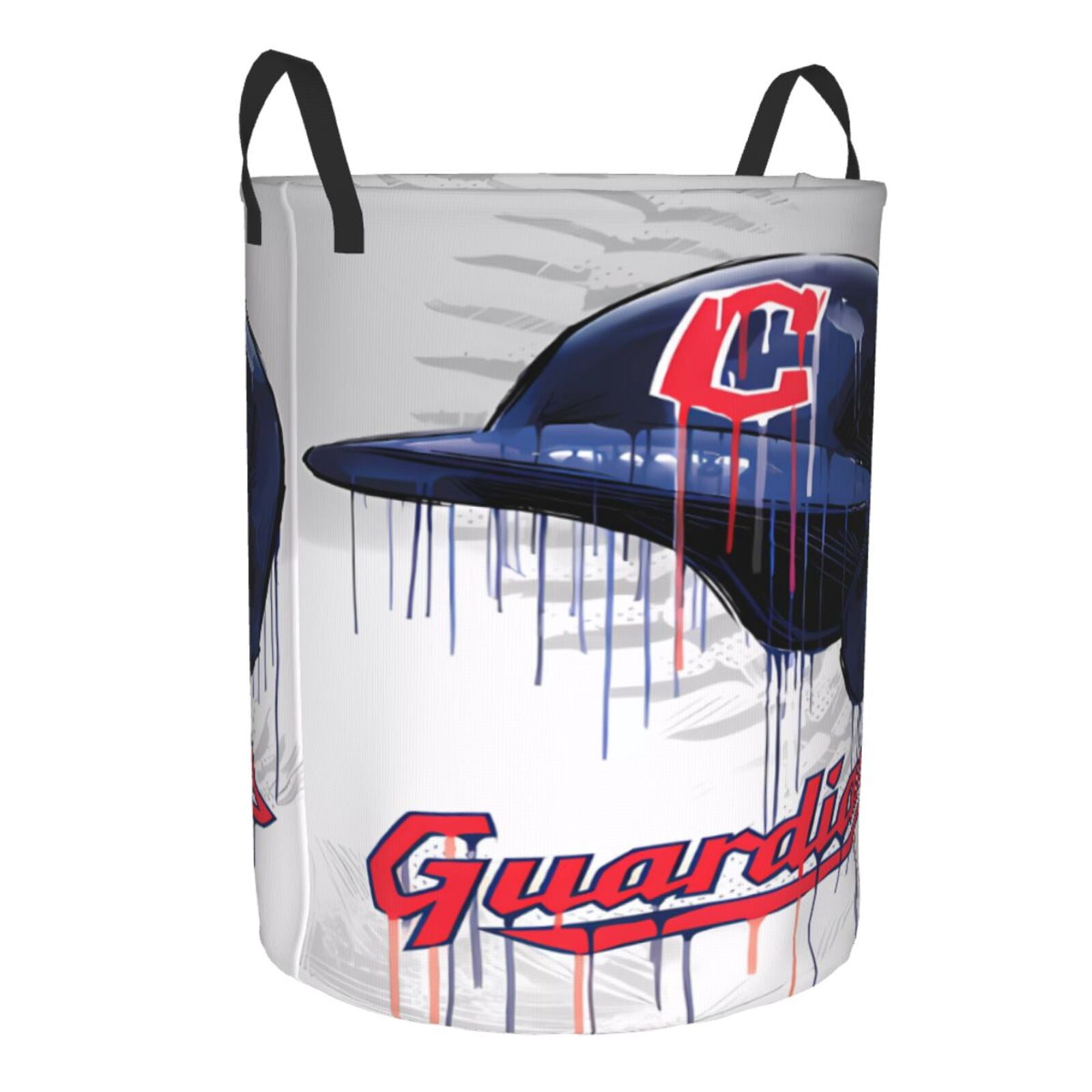 Guardians Baseball Team Round Single Layer Laundry Basket, Cute Boys ...