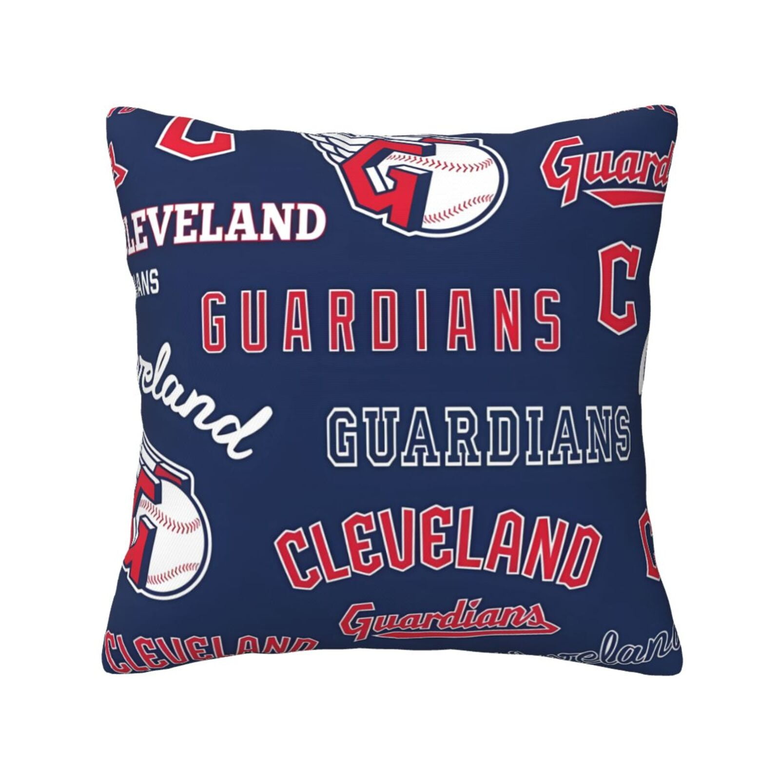 Guardians Four Seasons Universal Pillow Cover, Baseball Team Square ...
