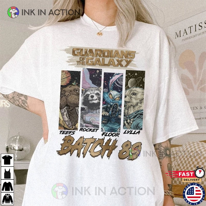Guardians Of The Galaxy Batch 89 Rocket Team Shirt - Walmart.com