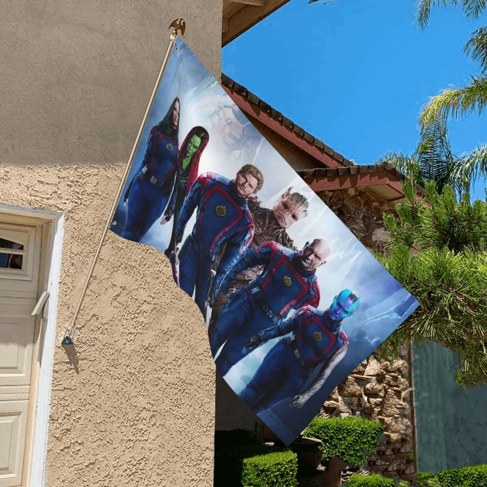 Guardians Of The Galaxy Garden Flag 3x5 Feet Indoor Decoration Flag Outdoor Courtyard Decoration ...