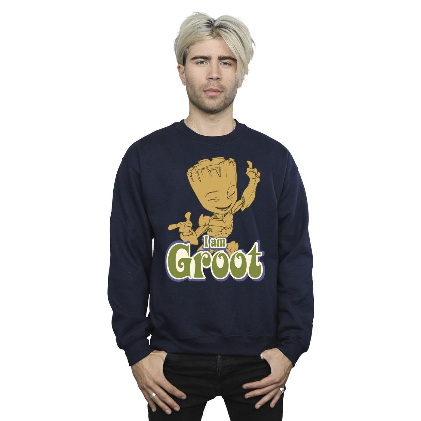 Guardians Of The Galaxy Mens Groot Dancing Sweatshirt